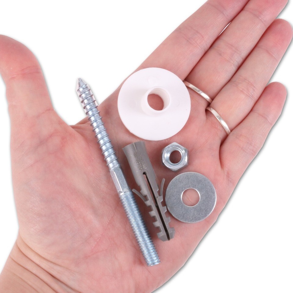 20Pc Wall Mounted BASIN FIXING KIT Light Duty M8 x 100mm Installation ...