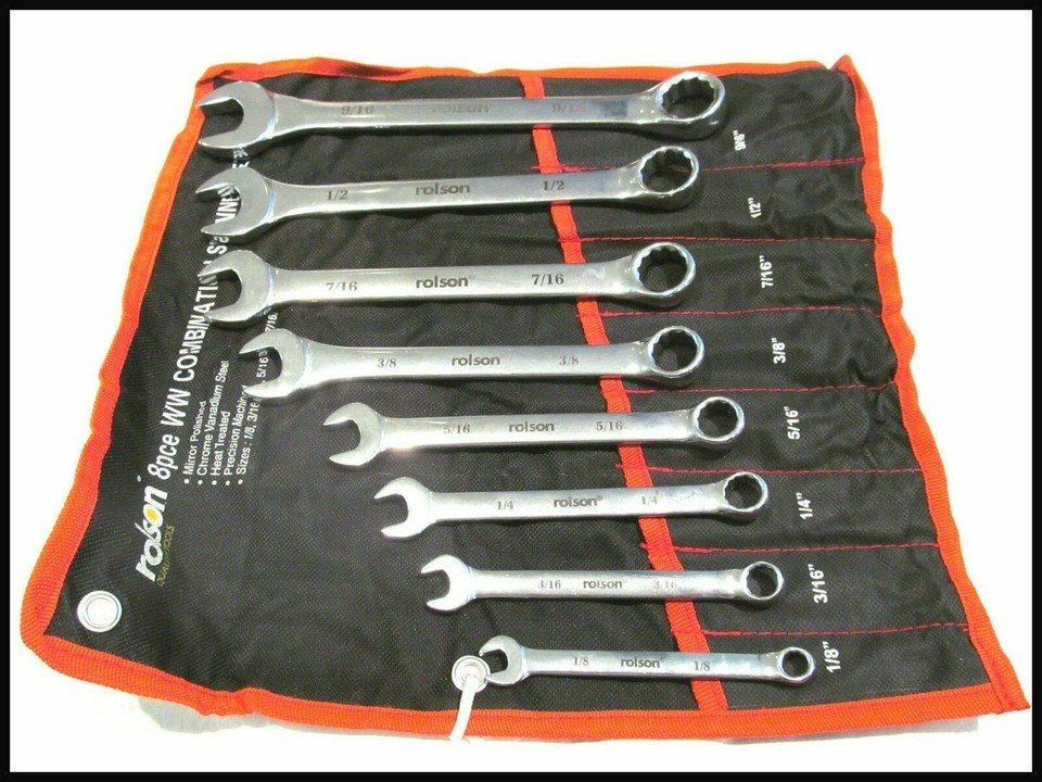 BSA TRIUMPH NORTON WHITWORTH BRITISH WRENCH SET WENTWORTH SPANNER 8 ...