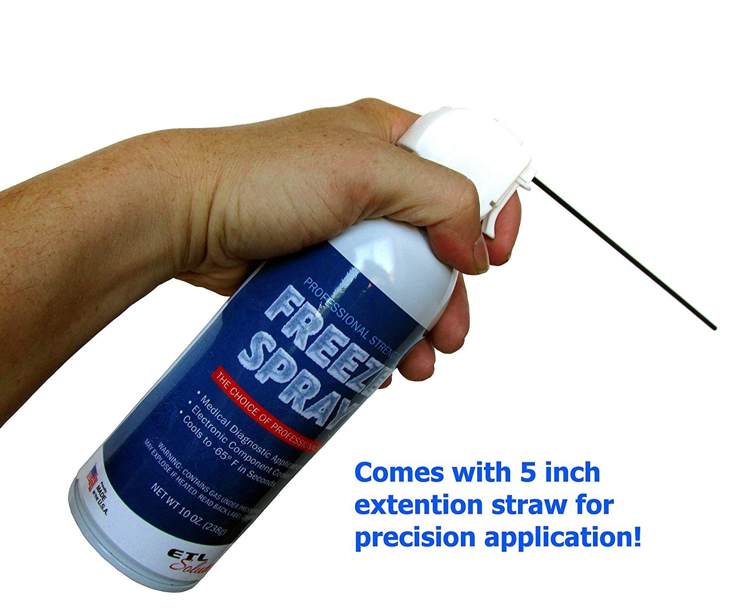ETL Solutions Professional Strength Medical Freeze Spray - 10oz for ...