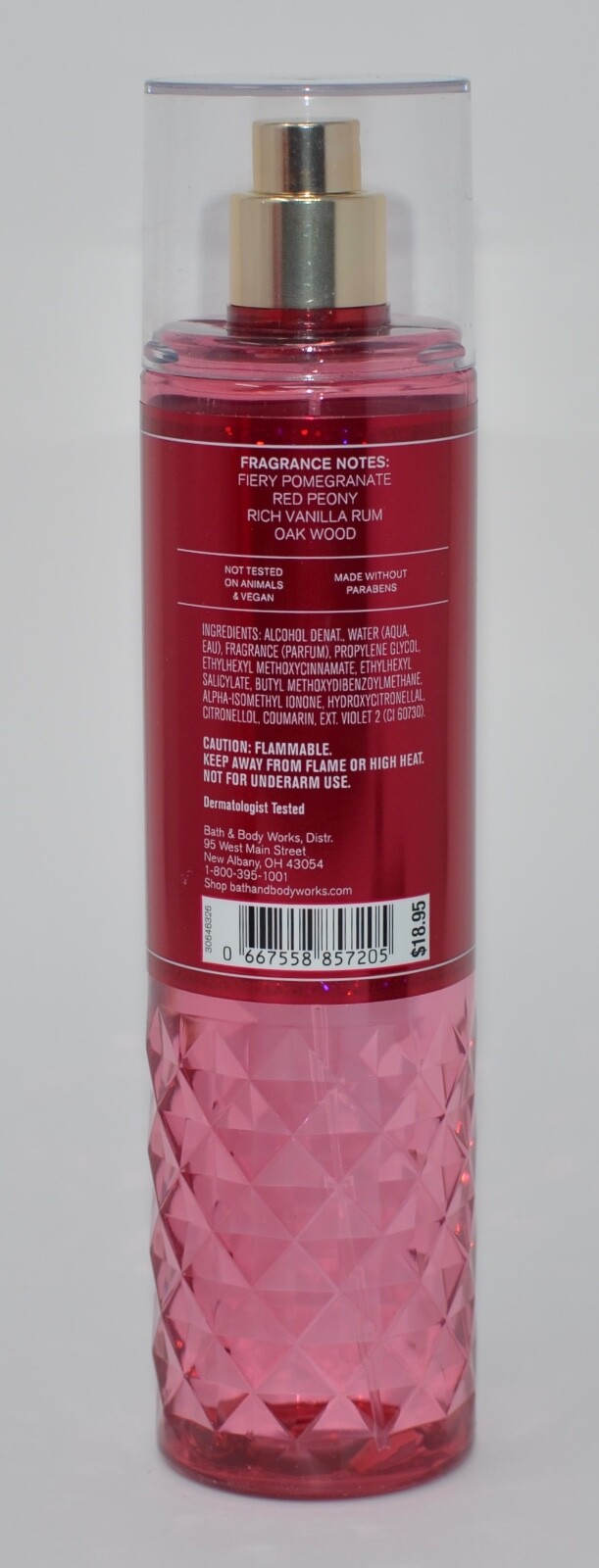 5 NEW BATH & BODY WORKS FOREVER RED FINE FRAGRANCE MIST BODY SPRAY 8 OZ ...