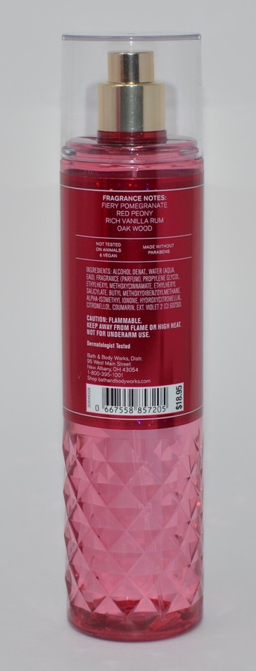 5 NEW BATH & BODY WORKS FOREVER RED FINE FRAGRANCE MIST BODY SPRAY 8 OZ ...