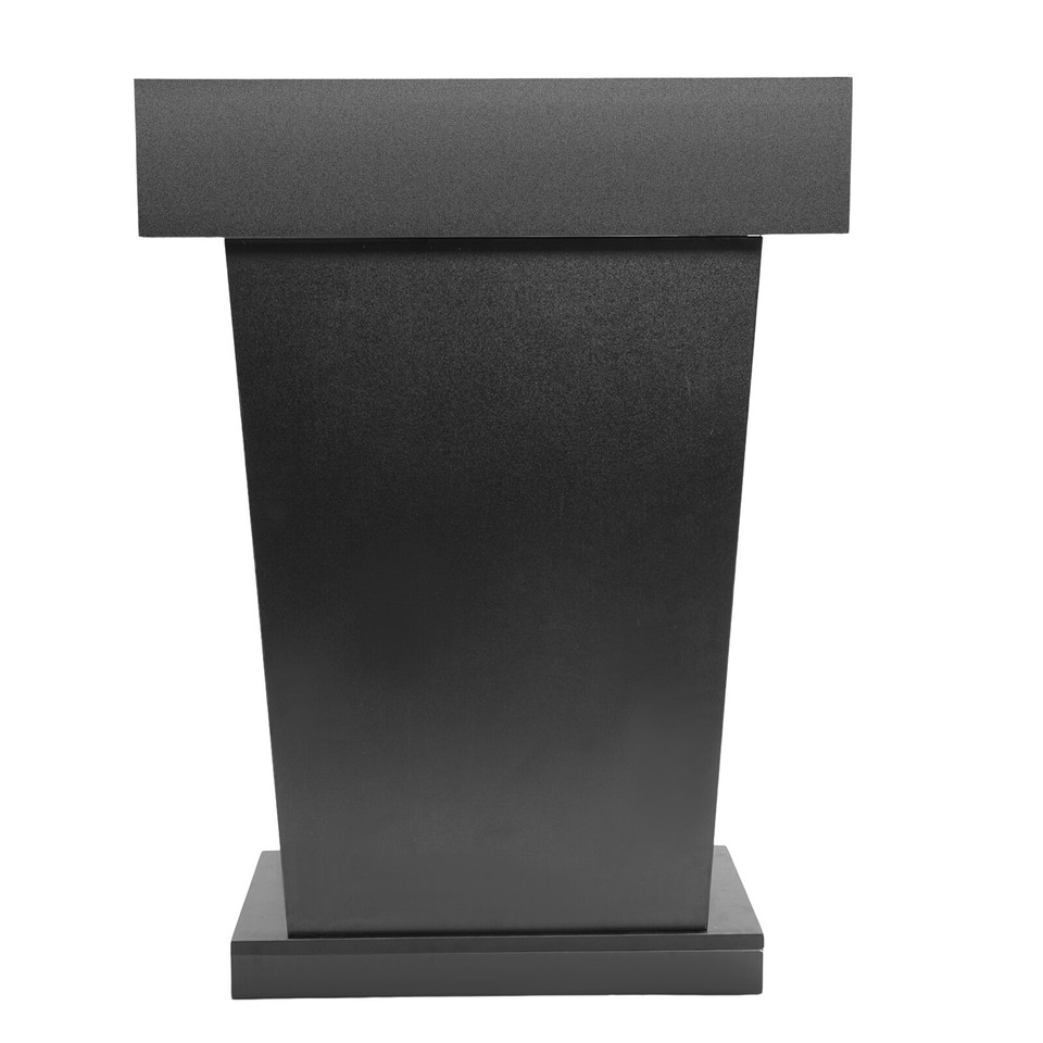 Presentation Stand Black Wooden Lectern Podium Pulpit Church Conference ...