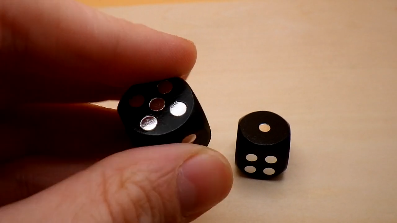 Roll 7's 2D6 Die Weighted Cheat Dice Gag Joke Tricks RPG Tabletop CCG ...