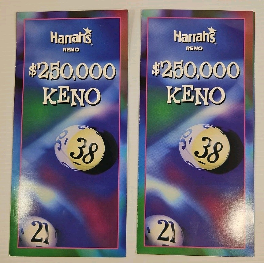 Harrah's Casino Las Vegas Keno Rack | eBay