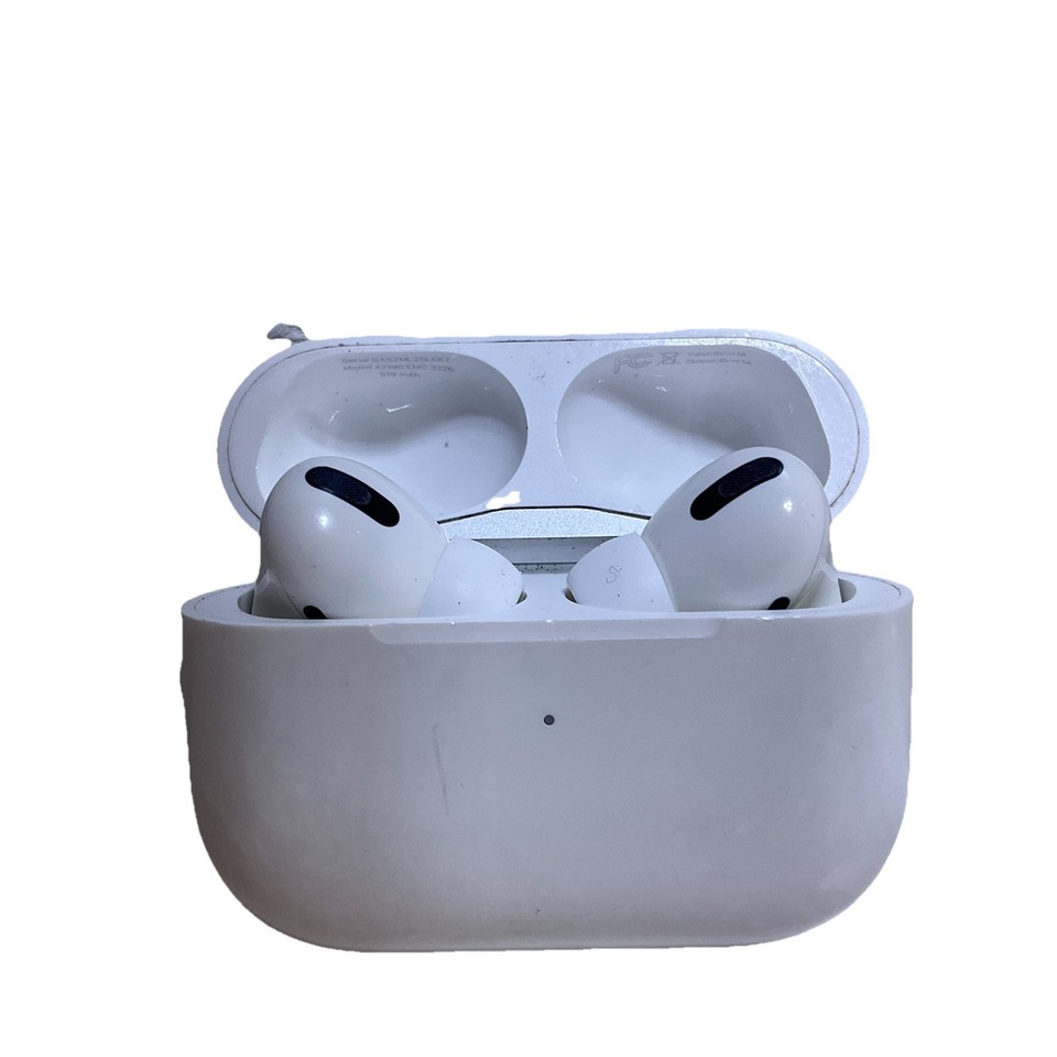 Apple A2190 AirPods Pro 1st Gen Wireless Earbuds with Charging Case ...