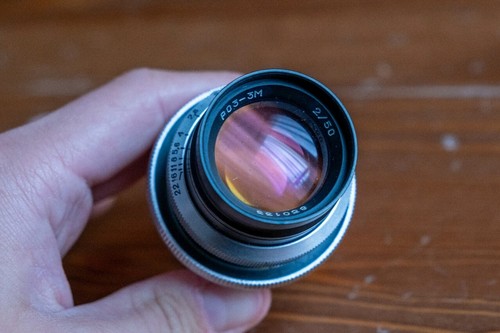 [rare] Cinema lens KMZ PO3-3M 2/50 - professional Soviet analog lens | eBay