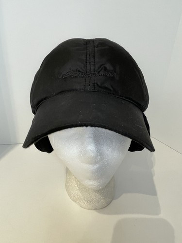 Eddie Bauer Black Down Trapper Goose Down L/XL Hat Outdoor | eBay