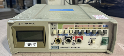 VINTAGE FLUKE 8050A DIGITAL MULTIMETER BENCH METER * | eBay