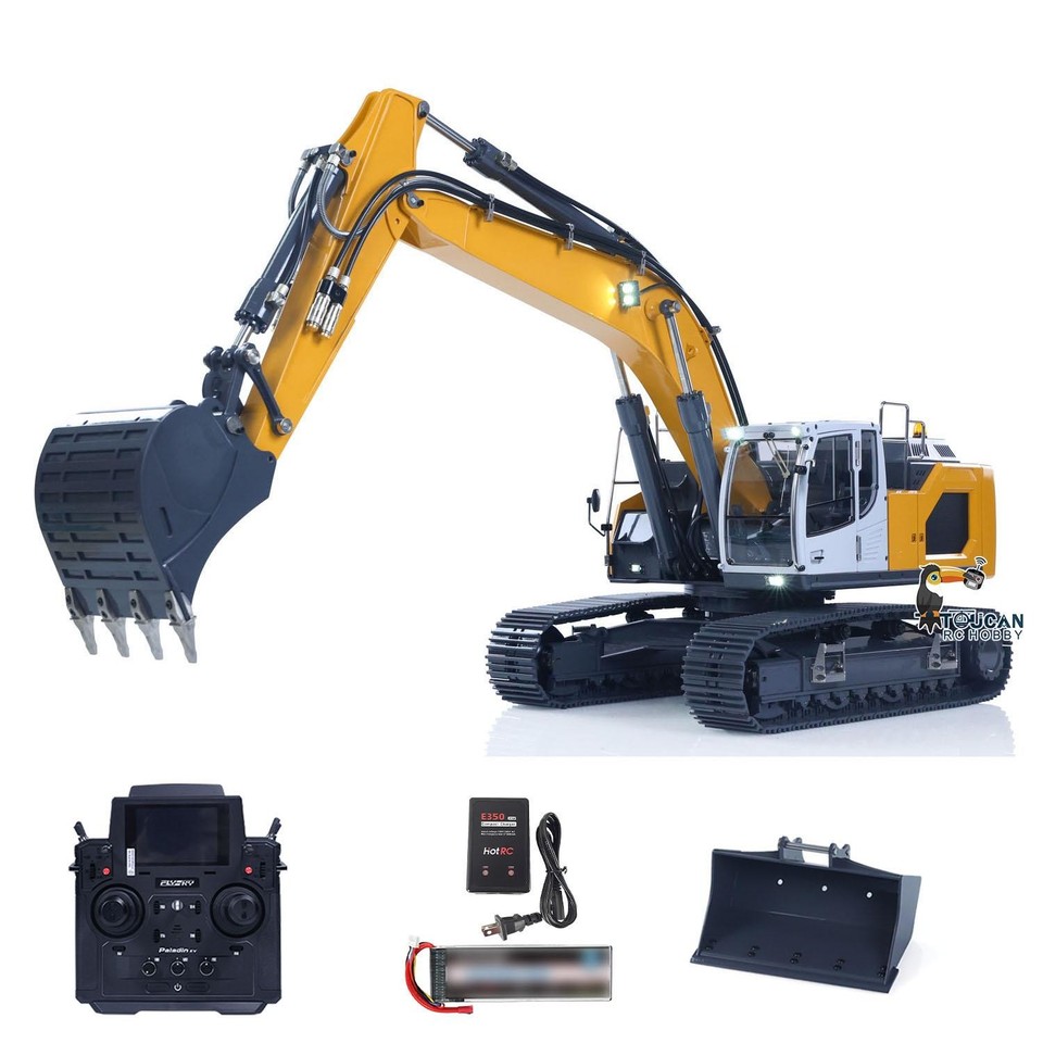 1:14 RTR Hydraulic RC Assembled Excavator 945 5CH Reversing Valve Sound ...