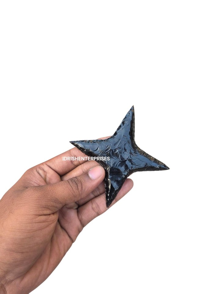 Obsidian Ninja Throwing Star 4-Point Shuriken Razor Sharp Blade ...