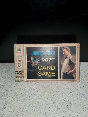 1966 JAMES BOND 007 Card Game By MILTON BRADLEY | eBay