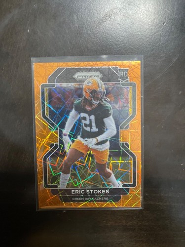 2021 Prizm Eric Stokes Orange Disco Prizm Rookie Card RC #433 Packers ...