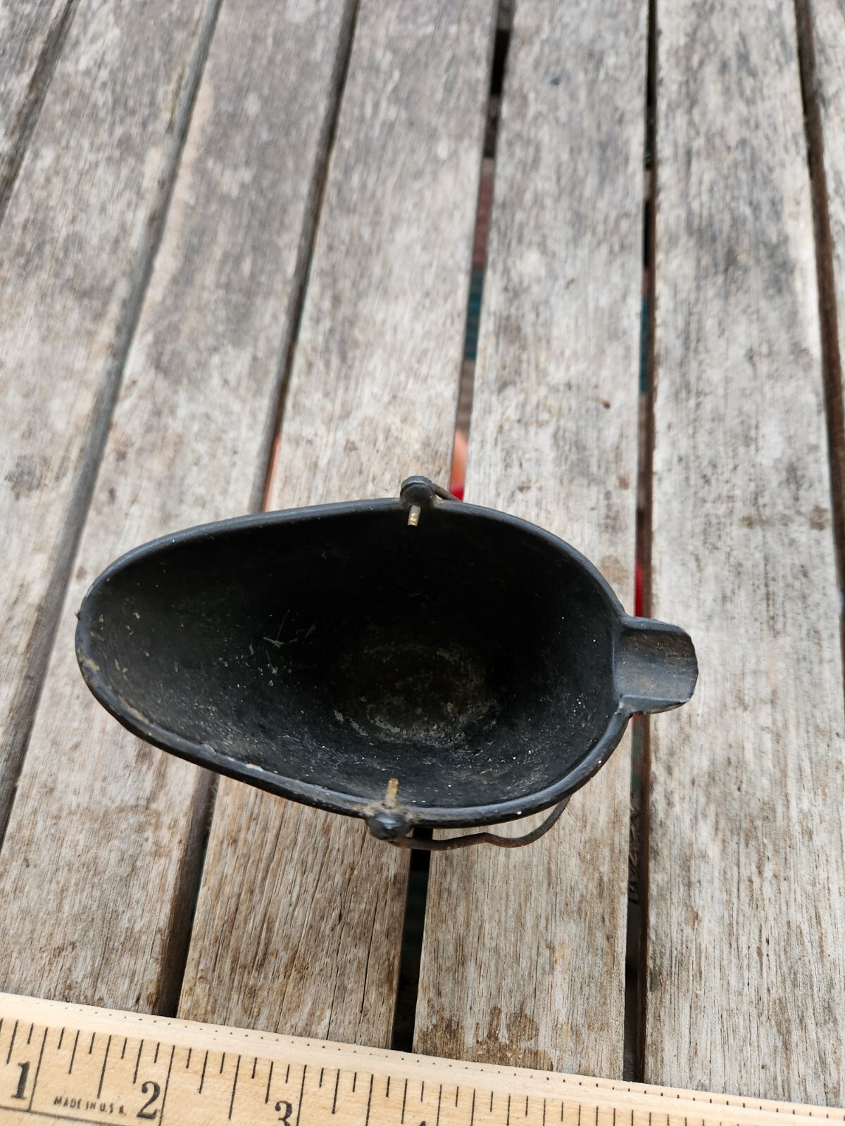 Vintage Miniature Cast Iron Ash Bucket | eBay