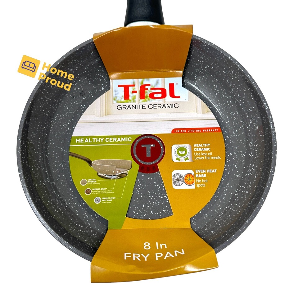 T-fal Frying Pan Tfal Skillet Nonstick Ceramic Granite 8 Inch Tefal ...