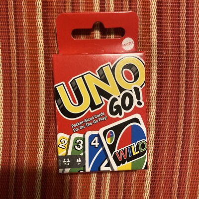 UNO Go Mini Card Game! Mini Travel Version. Pocket Sized. By Mattel | eBay