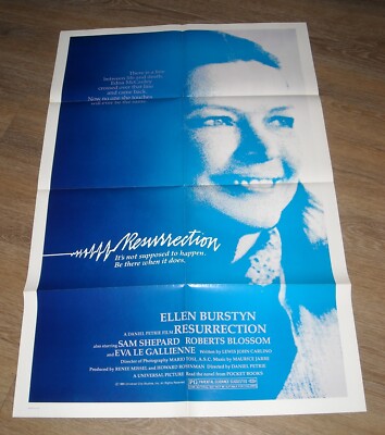 RESURRECTION 1 SHEET MOVIE POSTER 1980 ELLEN BURSTYN SAM SHEPHARD | eBay