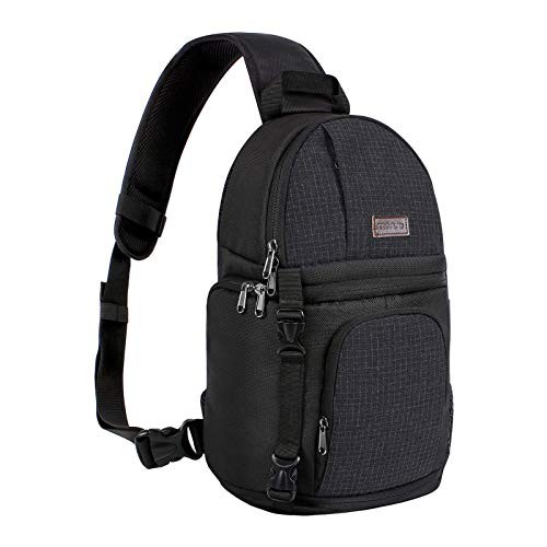 Camera Sling Bag, DSLR/SLR/Mirrorless Camera Backpack Case Shockproof ...