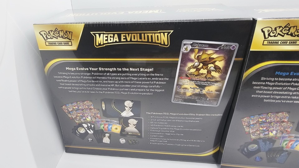 2x Pokemon Mega Evolution Elite Trainer Box ETB Set of 2 New Sealed ...