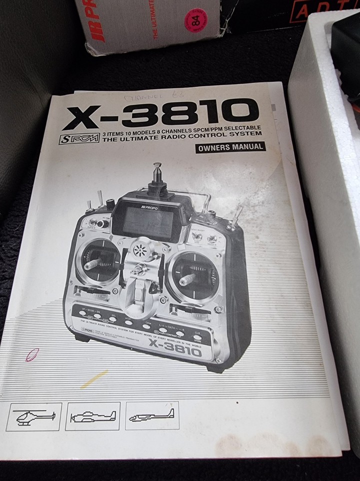 JR Propo X3810 Transmitter and Receiver (Mode 2) | eBay UK