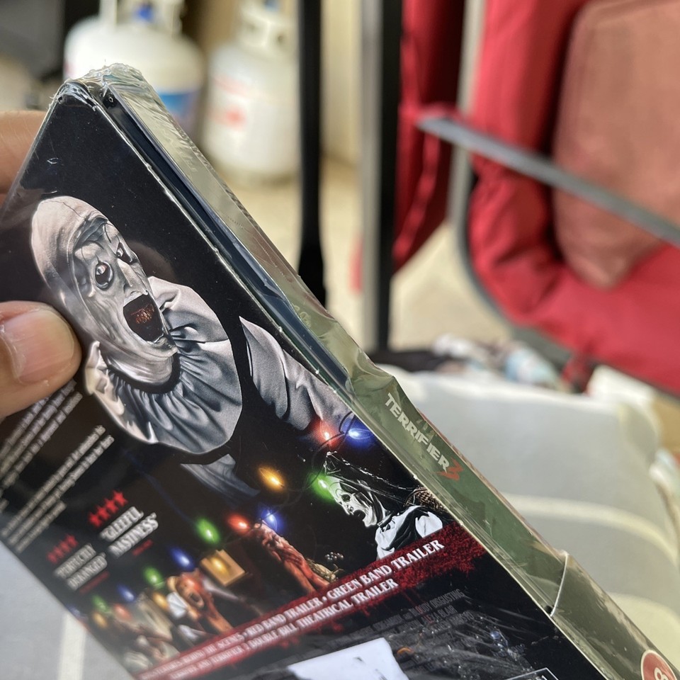 Terrifier 3 w. Steelbook (4K UHD Blu-ray, 2024, UK Import, Region Free ...