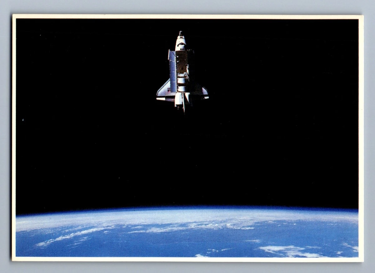 Nasa Space Shuttle In Orbit