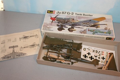 Revell Junkers JU 87 Tank Buster G-2 D-5 1/72 Scale Airplane Model Kit ...