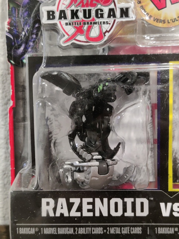 Bakugan vs Marvel DARKUS RAZENOID & HAOS IRON MAN UNOPENED NEW | eBay
