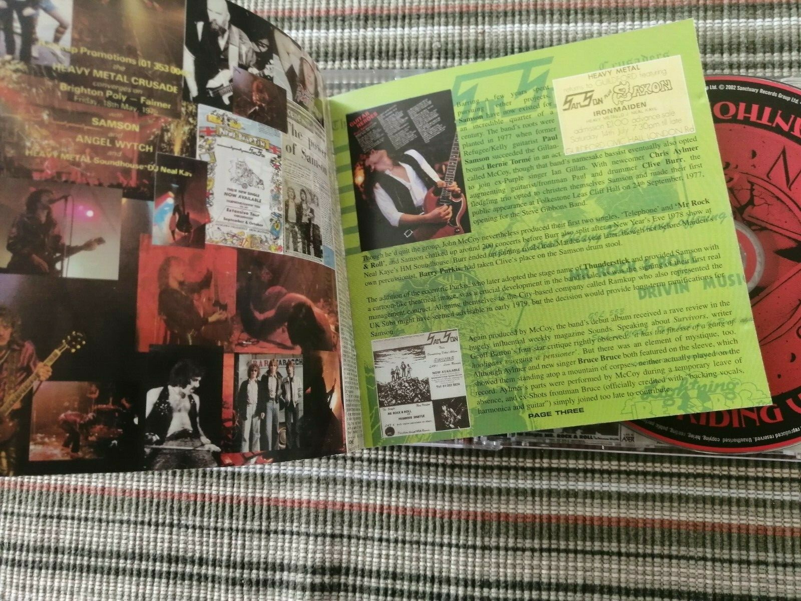 Samson: Riding With The Angels Anthology / Bruce Dickinson Iron Maiden ...