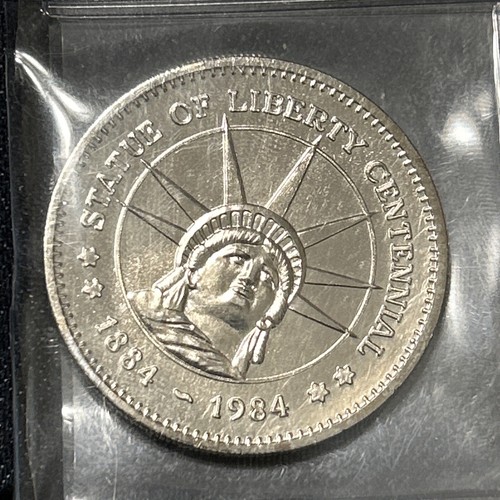 100th Anniversary Gift Of Freedom Statue Of Liberty 1884-1984 Silver ...