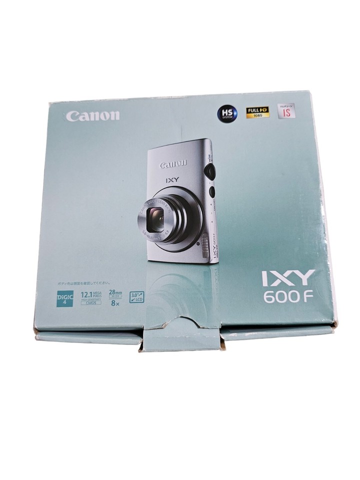 Canon PowerShot ELPH 310 HS IXY 600F Box And Inserts Only Silver | eBay