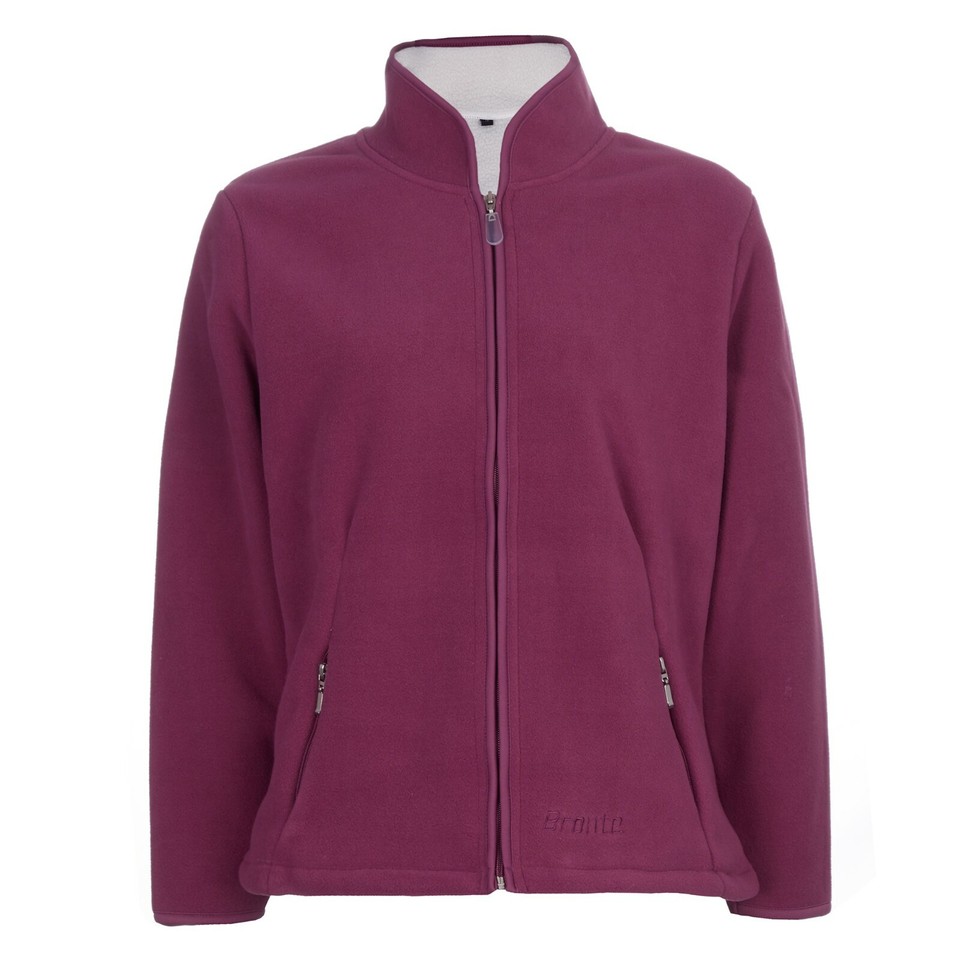 BRONTE WOMEN LADIES BONDED FLEECE JACKET CASUAL TOP SOFT ANTI PILL ...