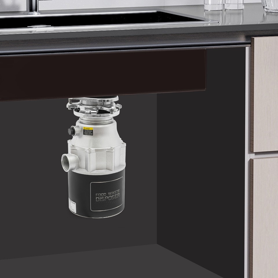 3/4HP Garbage Disposal Food Waste Disposer Kitchen Garbage Disposals ...