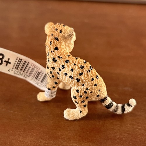 NEW 1.5" Tall Schleich BABY CHEETAH CUB African Animal Wildlife Figure ...
