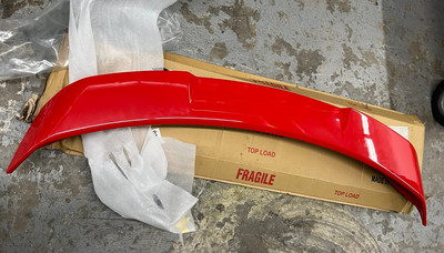 2018 Style Mustang Performance Package Spoiler | PQ | RACE RED ...