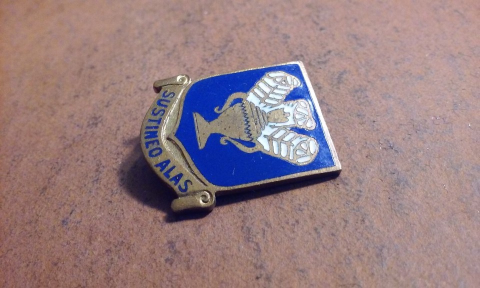 WWII Army Air Force Technical Training Command DUI DI Unit Crest Brooch ...