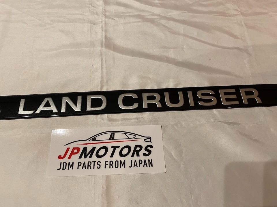 TOYOTA LAND CRUISER 80 Series Genuine Rear Hatch Emblem Nameplate 75435 ...