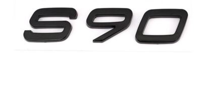 For VOLVO S90 Rear Boot Trunk Emblem Sticker Letter Badge Matte Black ...