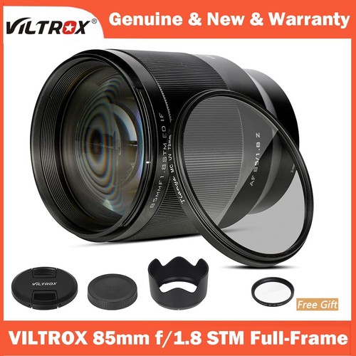 VILTROX 85mm F1.8 STM Large Aperture Portrait Auto focus Lens for Nikon ...