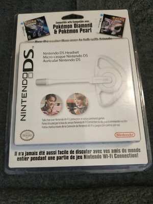 Nintendo DS Ear Hook Headset and Microphone Official White New ...