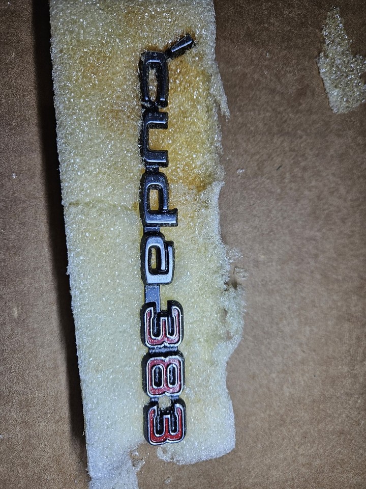Mopar NOS 2998796 70-71 "Cuda 383" Hood Scoop Emblem | eBay