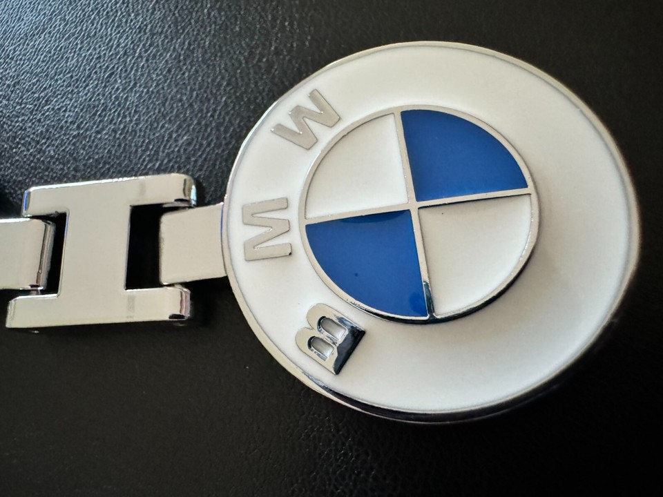 VINTAGE BMW Keychain - German Engineering at its Finest!! BMW Key Tag ...