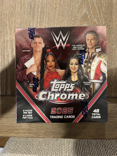 2025 TOPPS CHROME WWE MEGA BOX Factory Sealed | eBay