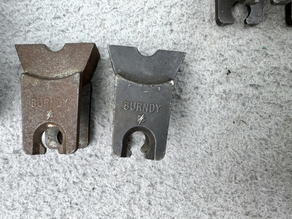 Burndy W DIE Set Of 10 Vintage | eBay