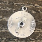 Vintage Sterling Silver Spinning True False Lie Detector Charm Pendant ...