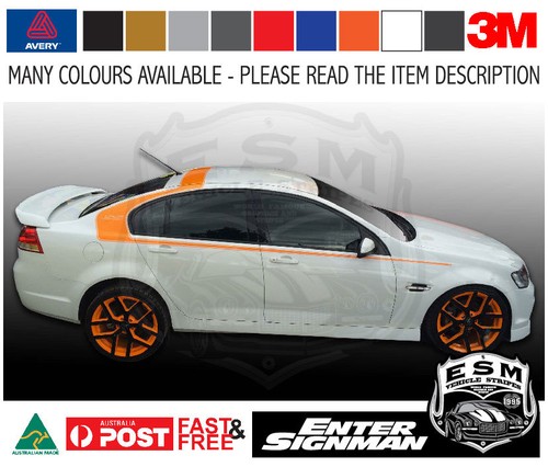 ESM SnH STRIPE DECAL KIT to fit VE Commodore Sedan - 3M 50 Vinyl | eBay ...