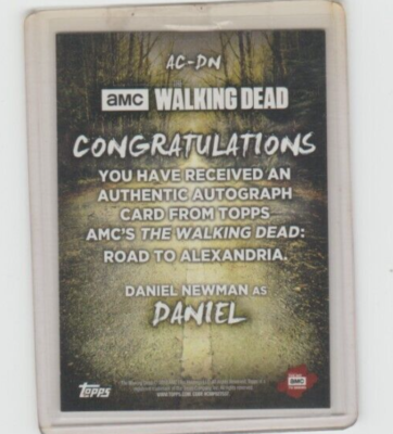 Daniel Newman Walking Dead Character