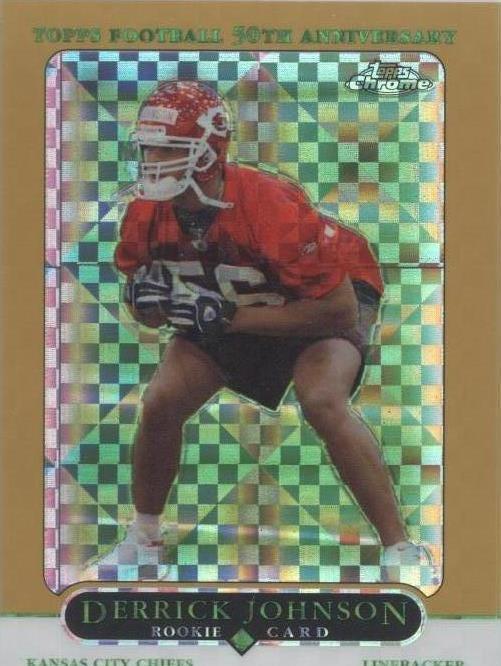 2005 Topps Chrome - Derrick Johnson #218 Gold X-Fractor /399 (RC) for ...