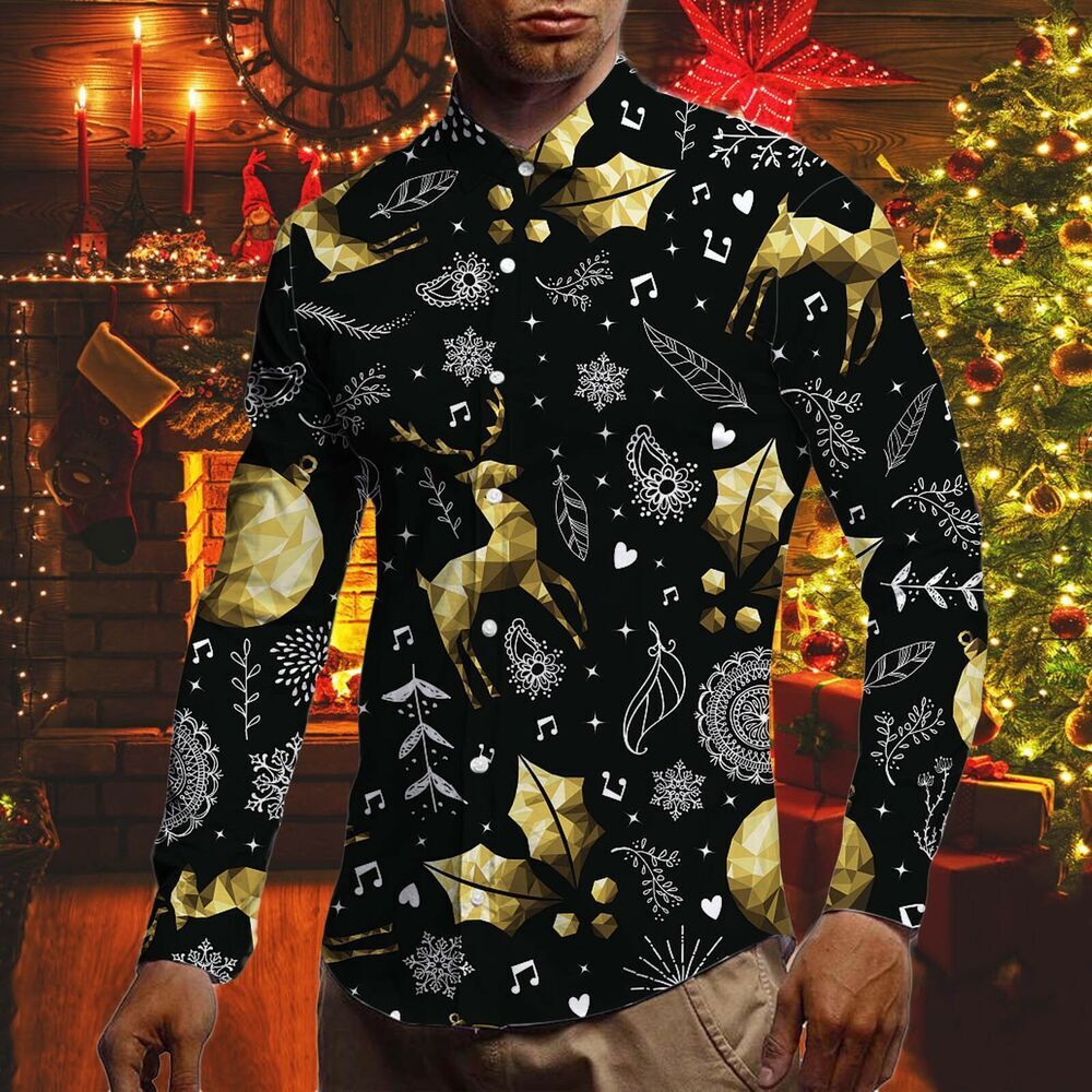 Interesting Christmas Button Down Shirt Gallery