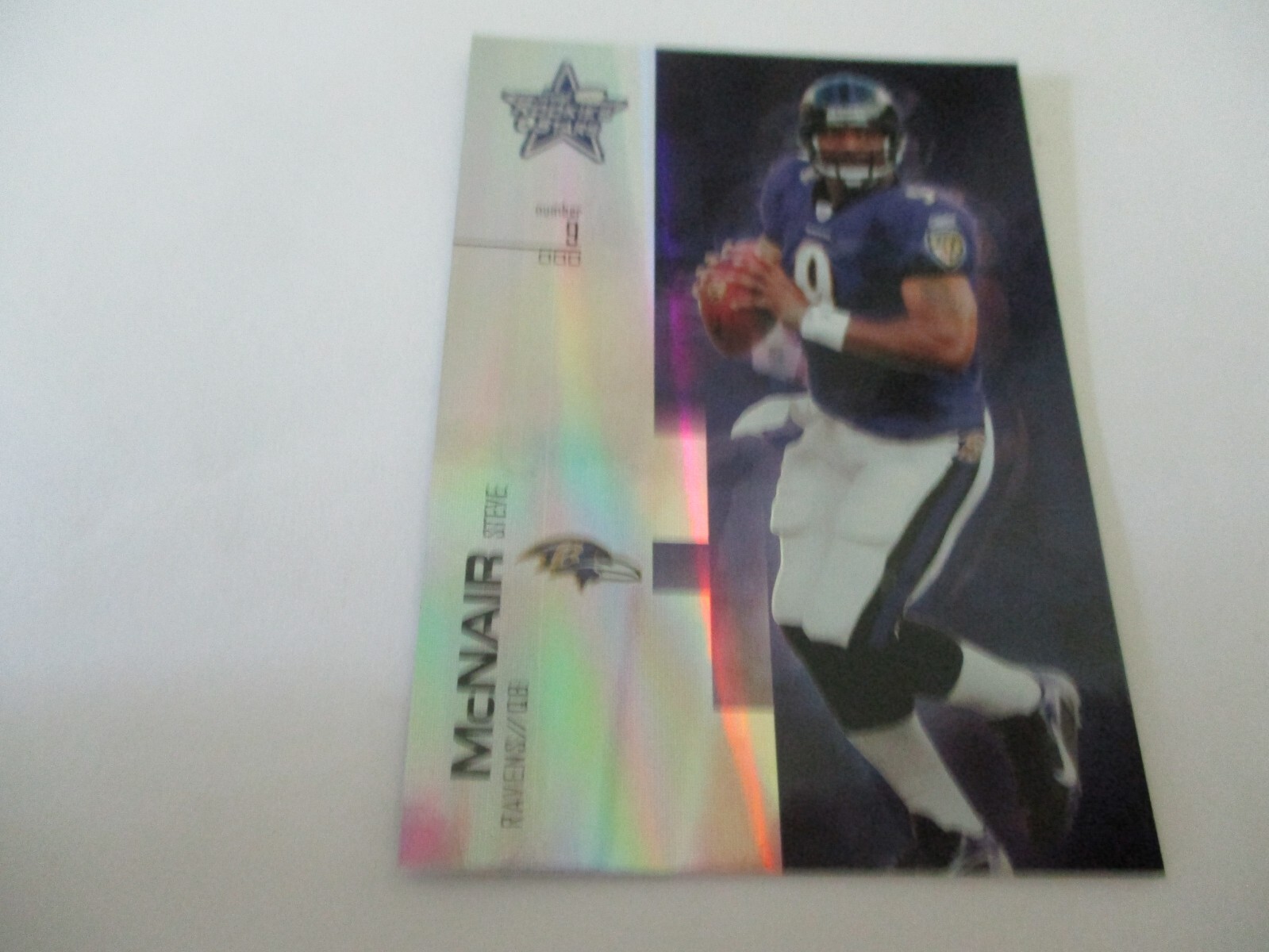 2007 Leaf Rookies & Stars Silver Foil Steve McNair Card #64 Serial #38/ ...