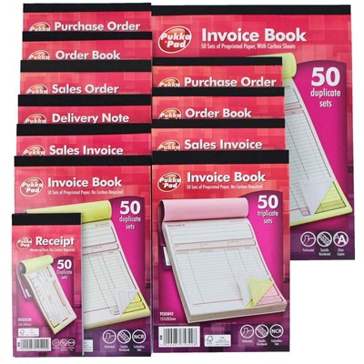 Duplicate Triplicate Invoice Purchase Sales Order Delivery Note Receipt ...